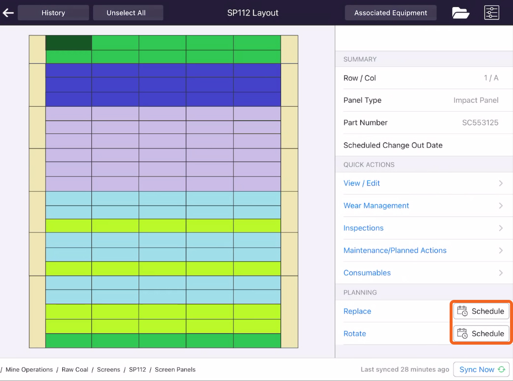 Scheduling a Replacement Date - Screens – Productivity Development ...